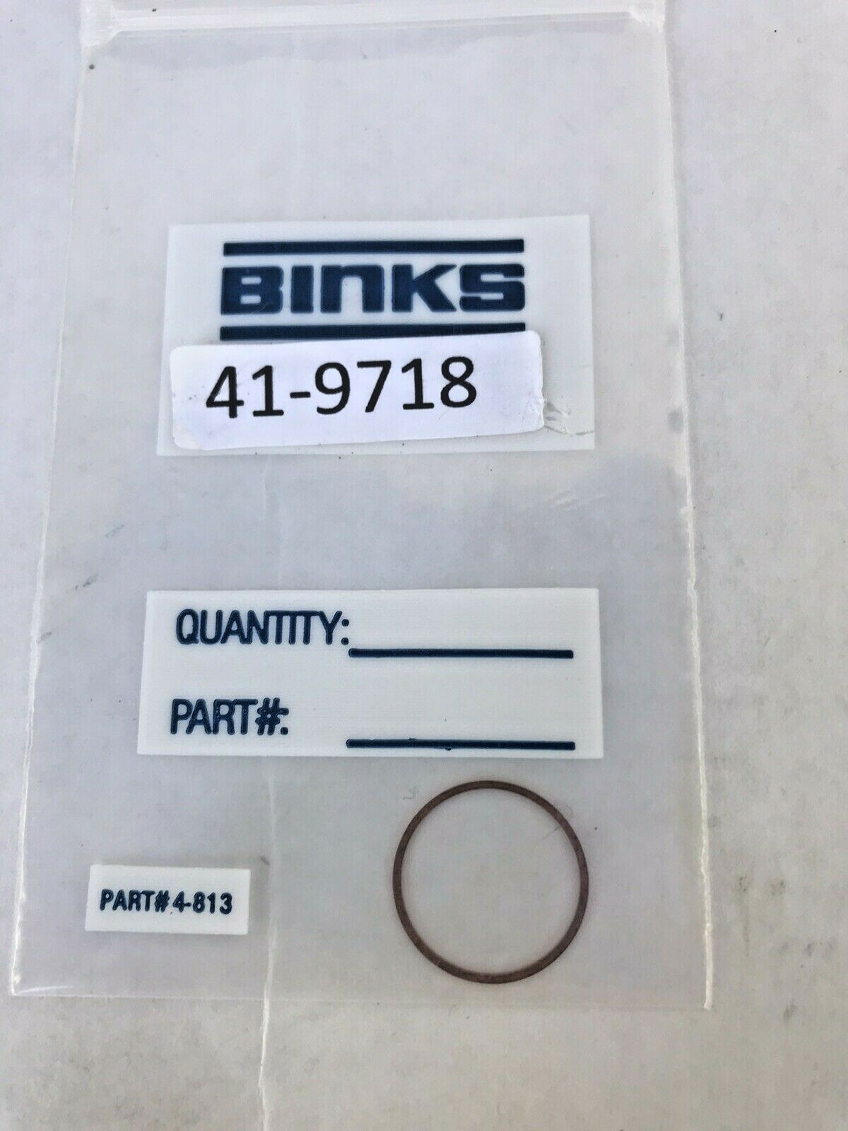 ONE LOT OF 7 BINKS SKU'S = RETAINERS / GLANDS / RETAINERS AND GASKETS ...