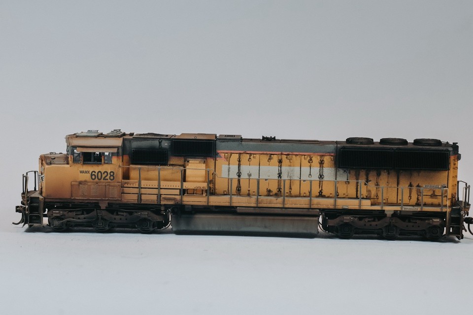 CDH HO Scale Custom Weathered Lot Athearn Genesis DCC Sound SD60M Ex UP ...