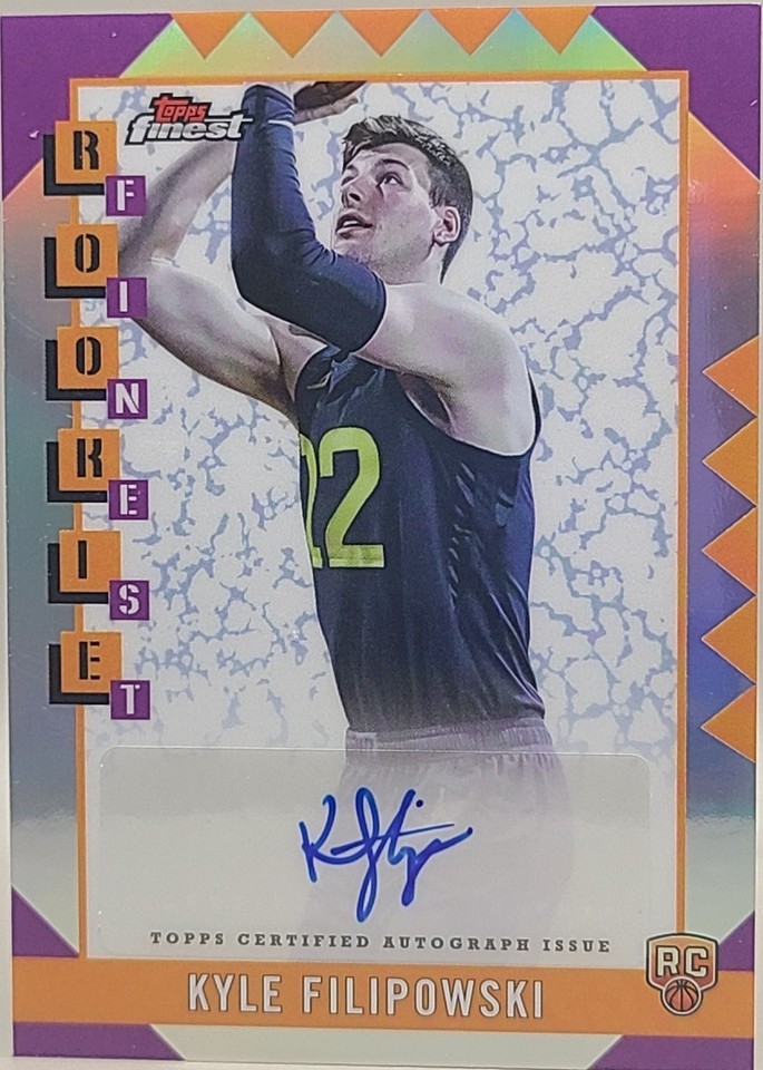 2024-25 Topps Finest - Kyle Filipowski #RFA-KF for sale | eBay