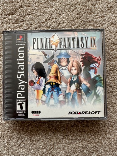 Final Fantasy IX Black Label for PlayStation 1 Complete 4-Disc Set with ...