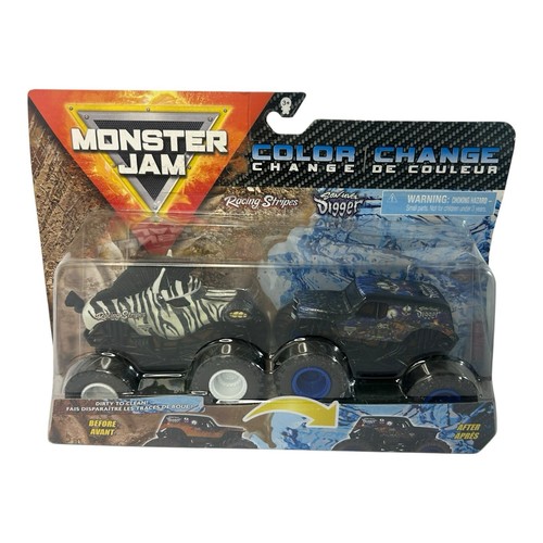 Monster Jam Monster Truck 2021 Color Change Racing Stripes & Son-Uva ...