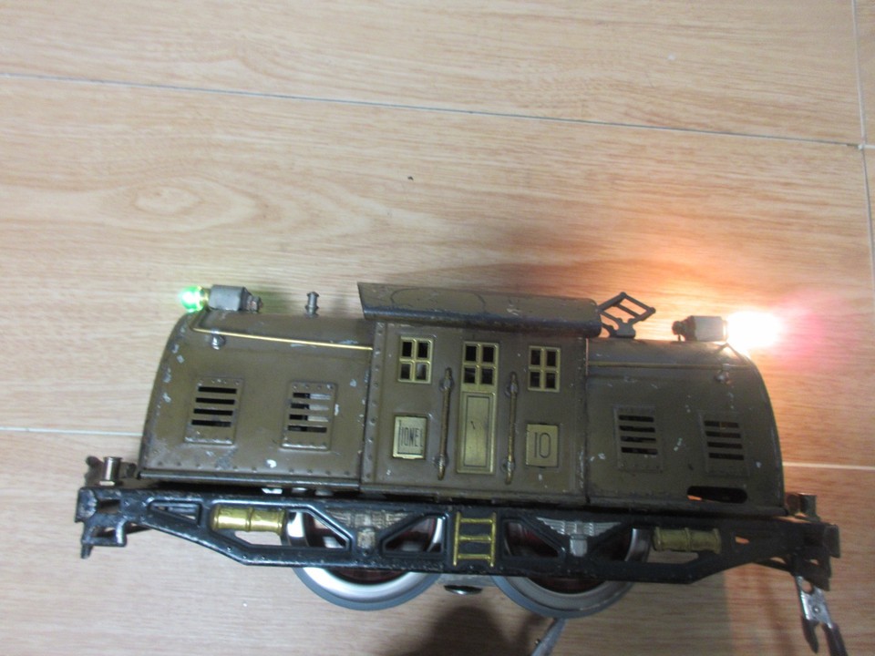 Lionel Prewar Tinplate No. 10 Electric LOCOMOTIVE W/FORWARD/REVERSE ...