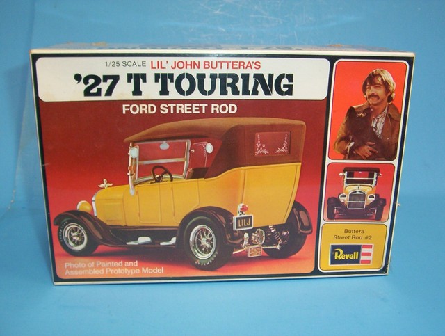Revell 27 Model T Touring Lil John Buttera 1 25th Scale #h-1334 Factory ...