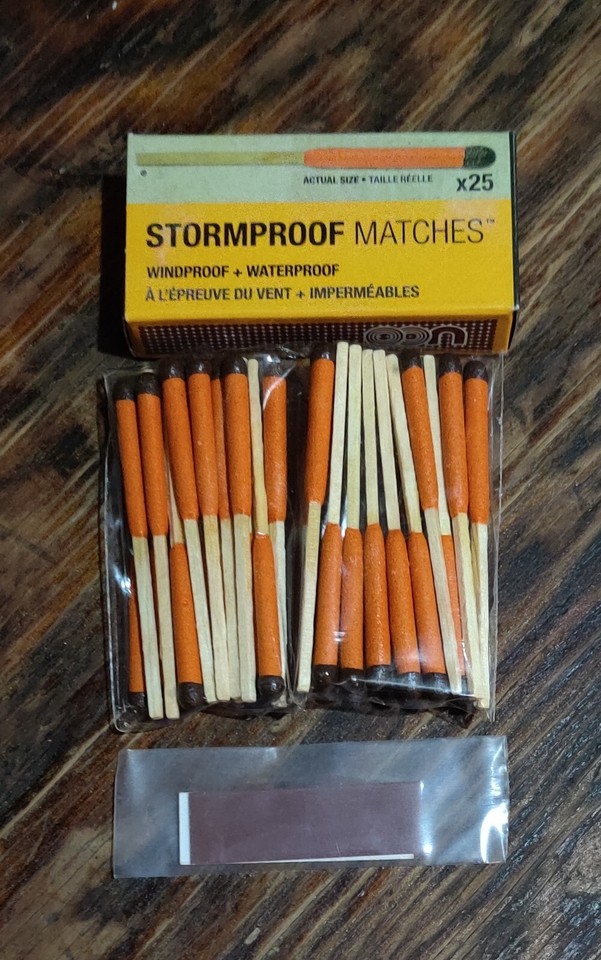 UCO Stormproof Windproof Waterproof Matches, 5 packs Of 25 Matches | eBay