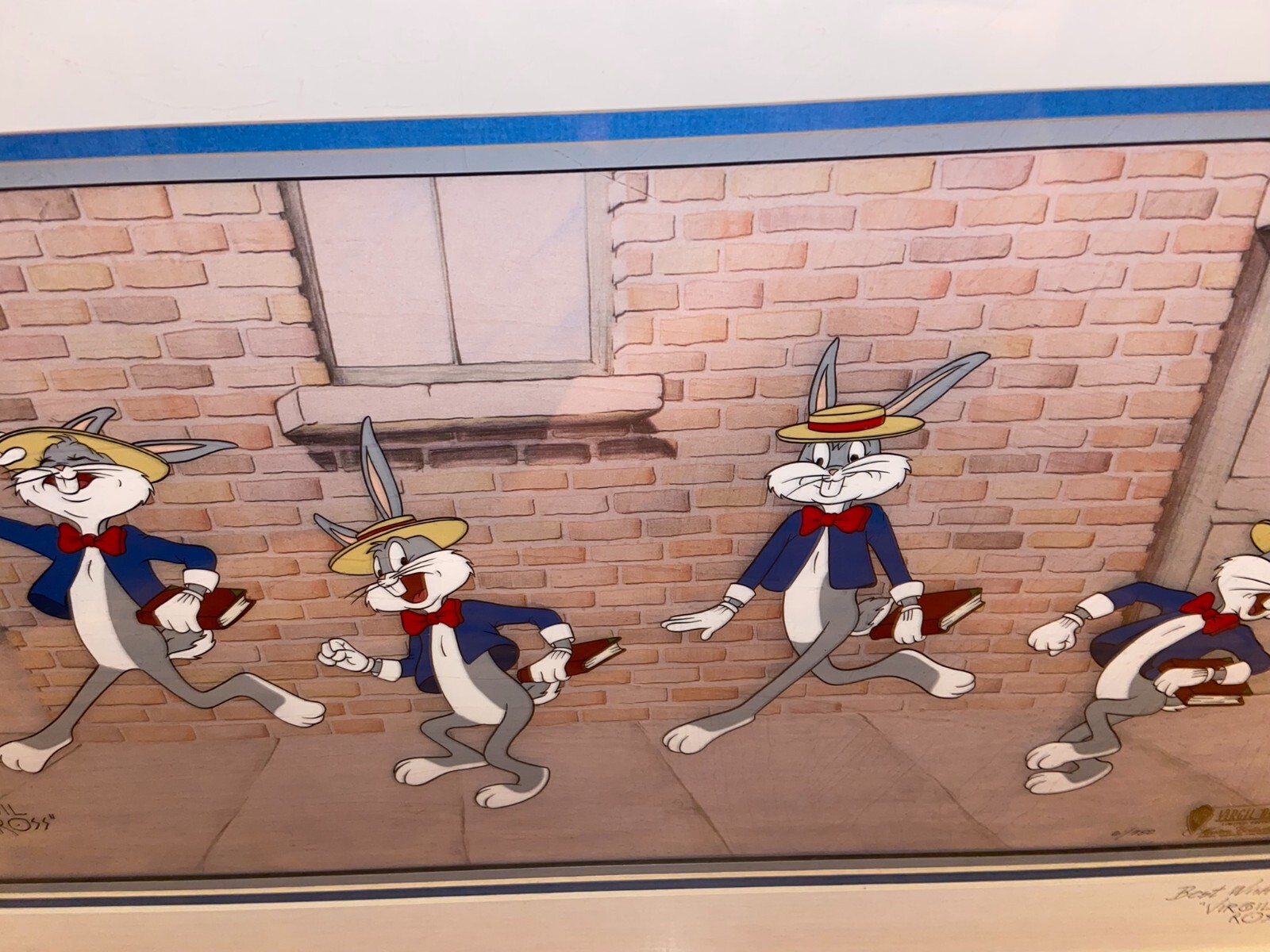 Signed Virgil Ross Limited Edition Bugs Bunny A Hare Grows In Manhattan ...