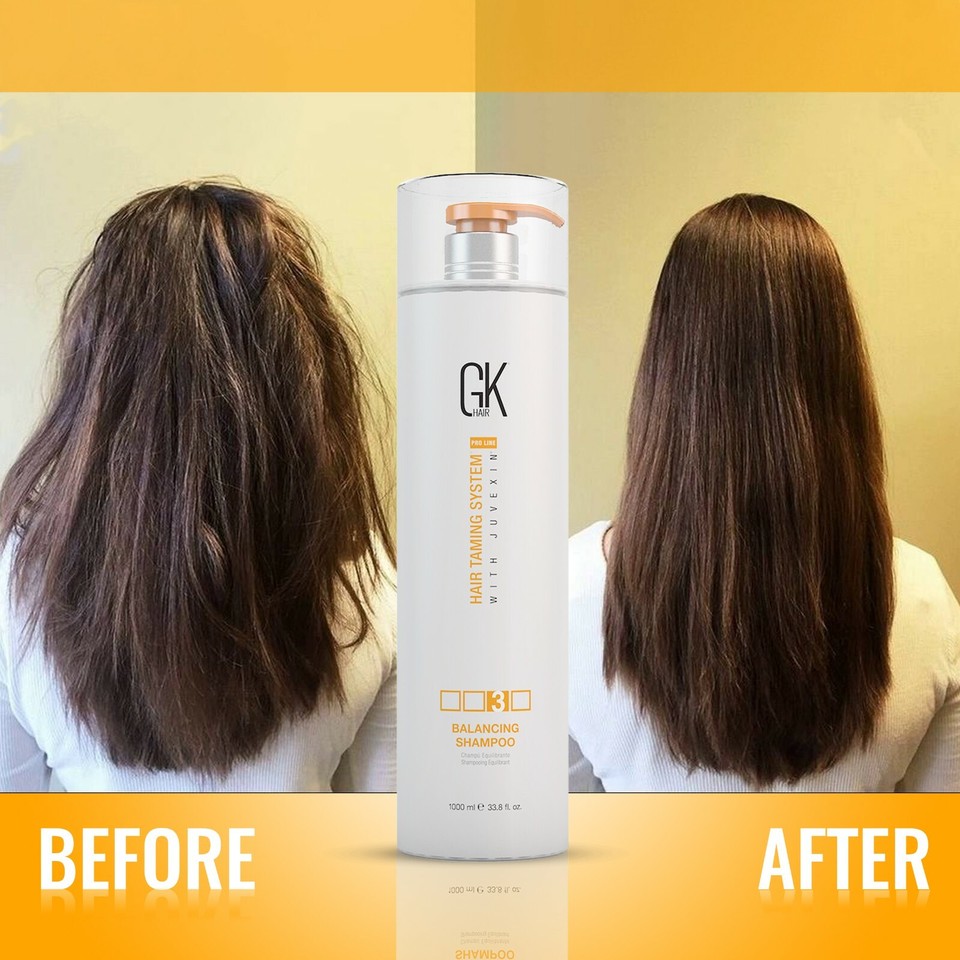 GK HAIR Balancing Shampoo for Women Men Oily Color Treated Deep ...
