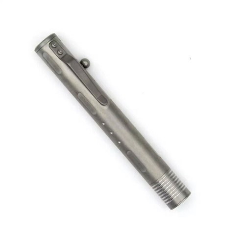 Titanium alloy pocket tactical mini flashlight LED light outdoor ...