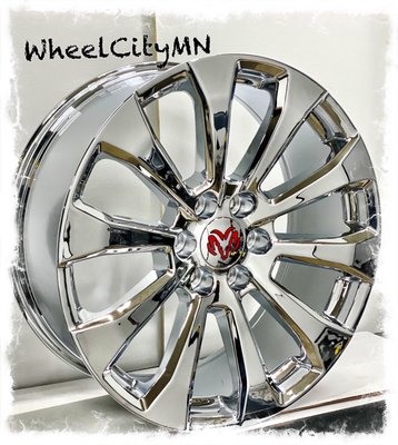 22" chrome Chevy High Country OE replica 5922 rims 2019 2022 RAM 1500 ...