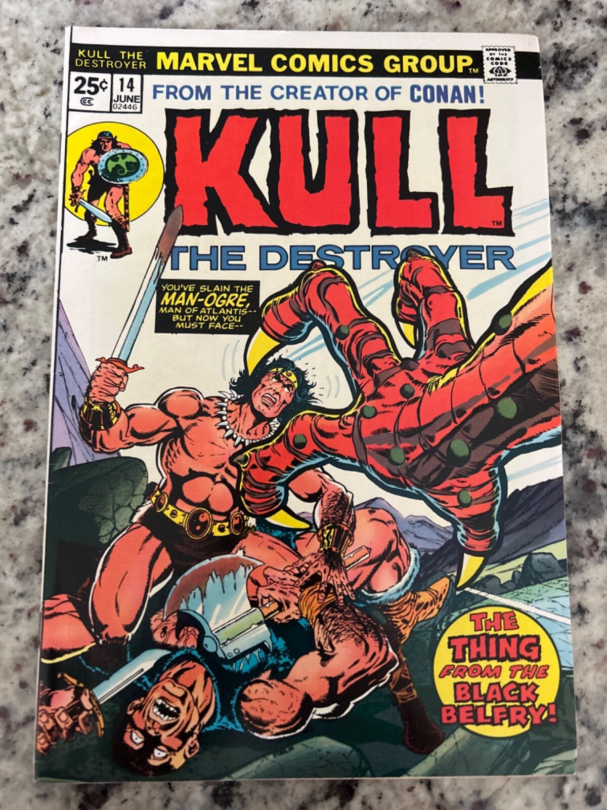 Kull the Destroyer #14 Vol. 1 (Marvel 1977) Marvel Value Stamp Loki ...