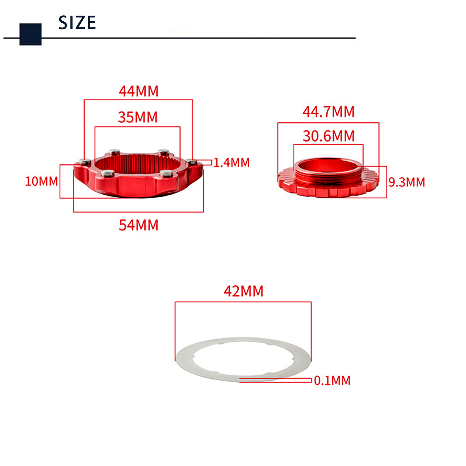 UK Bucklos Centre Lock Disc Rotor Lockring for Shimano SRAM MTB Road ...