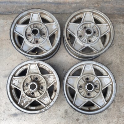 14" Cromodora Daytona 114.3x4 Wheels Rims for AE86 TA22 Datsun KE70 JDM ...
