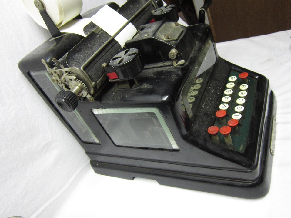 1904 Dalton Adding Machine Glass Sides Old Vtg Antique | eBay