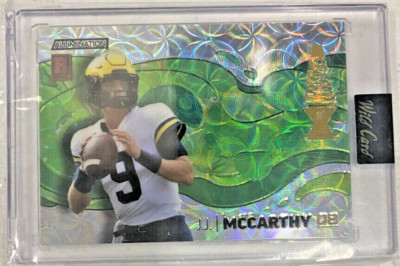 JJ MCCARTHY 2023 WILD CARD ALUMINATION #AGJM GROOVIN' KALEIDOSCOPE 3/5 ...