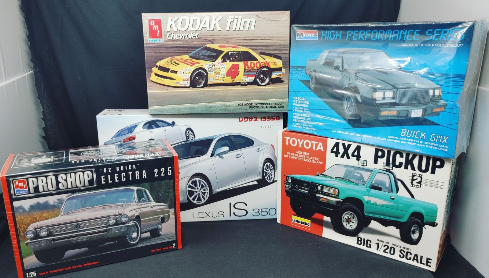 5x Vintage/Modern 1/20, 1/24, 1/25 Model Car Kits 28624 | eBay