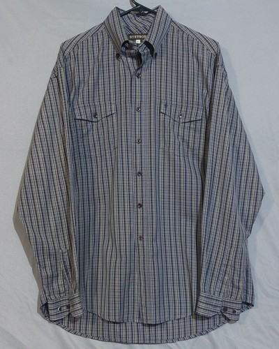 Stetson Western Shirt Mens Large Cowboycore Country Cowboy Rodeo Dad ...