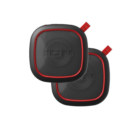 2-Pack ION Audio Magnet Rocker Wireless Bluetooth Speaker with Magnetic ...