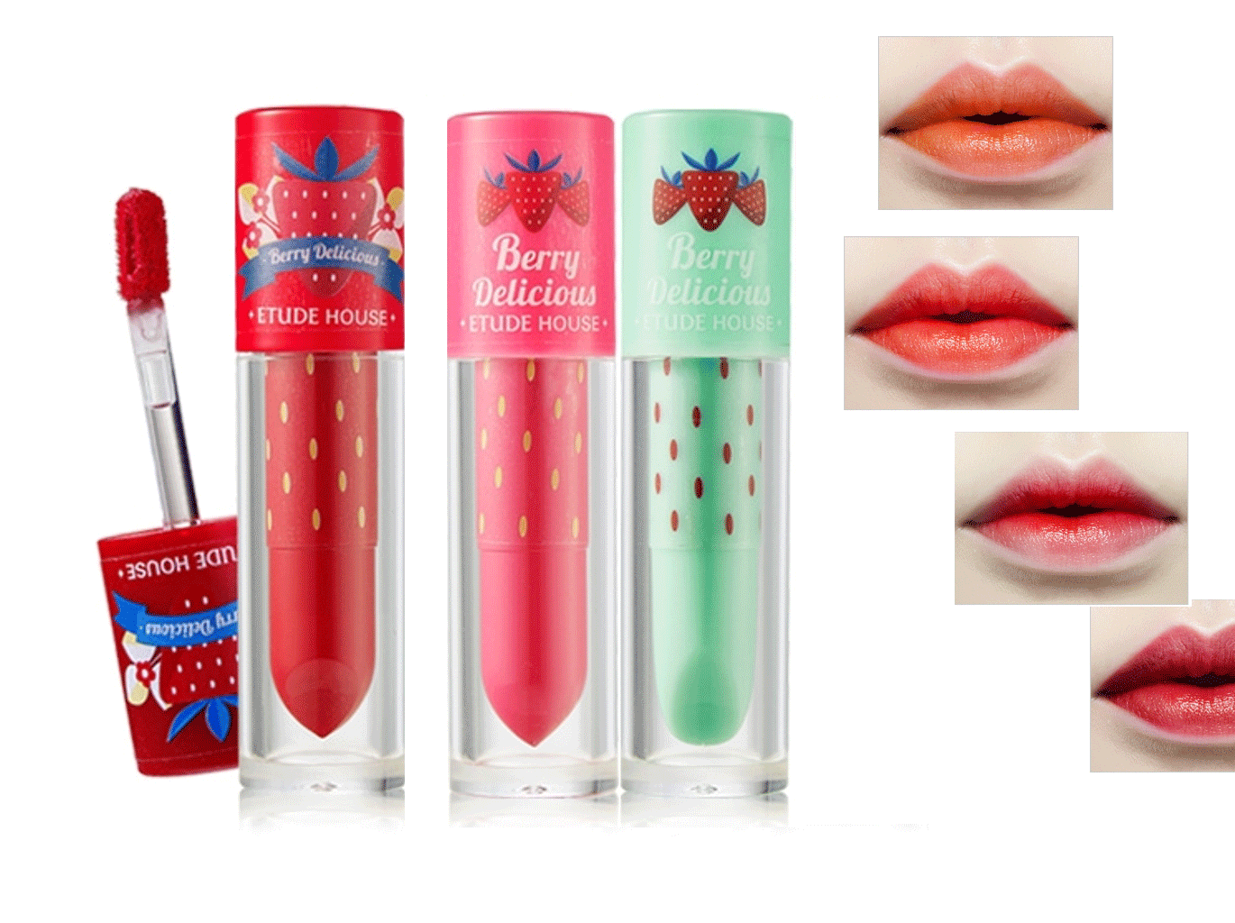 [ETUDE HOUSE] Berry Delicious * Color in Liquid Lips / 3.5g 1ea | eBay