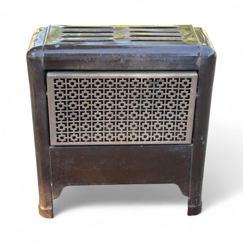 Vintage 1920s - 40s Peerless Floor Space Heater Hearth Fyre Model Art ...