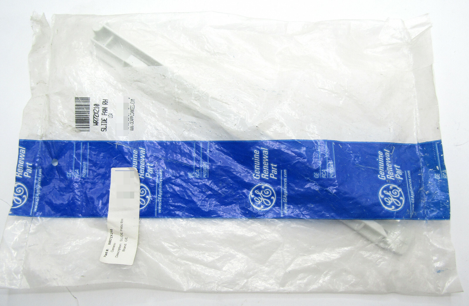 GE WR72X210 Refrigerator Snack Pan Rail Left Wr72x211 for sale online ...