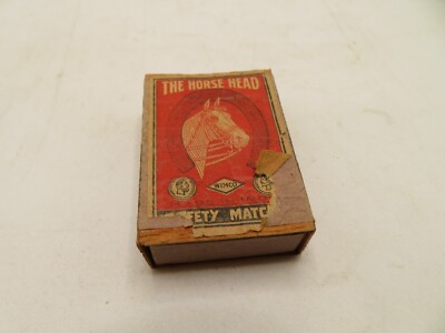 1930s Vintage The Horse Head Wimco Safety Match Box Advertising RED | eBay