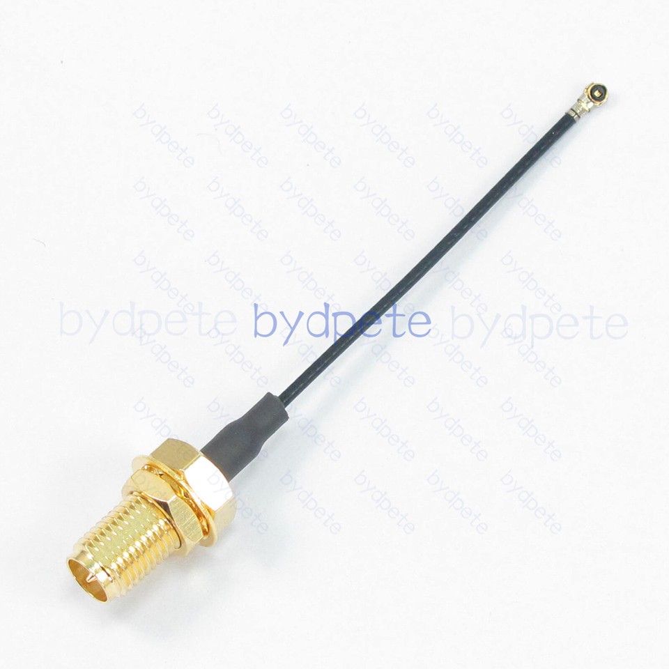 WFL W.FL IPX4 MHF4 to RP-SMA Female Bulkhead 1.37mm RF137 Coaxial Cable ...
