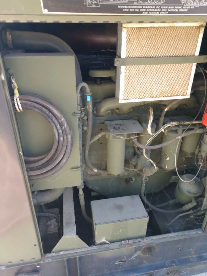 30KW Diesel Military Generator Hercules Engine LOCAL PICKUP NO SHIPPING ...