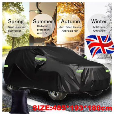Heavy Duty Waterproof Car Cover Rain Snow UV Full Protection Outdoor ...