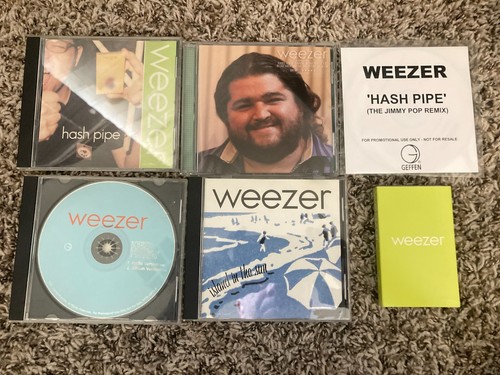 WEEZER CDs RARE COLLECTIBLE PROMO SINGLES CASSETTE ISLAND IN THE SUN ...