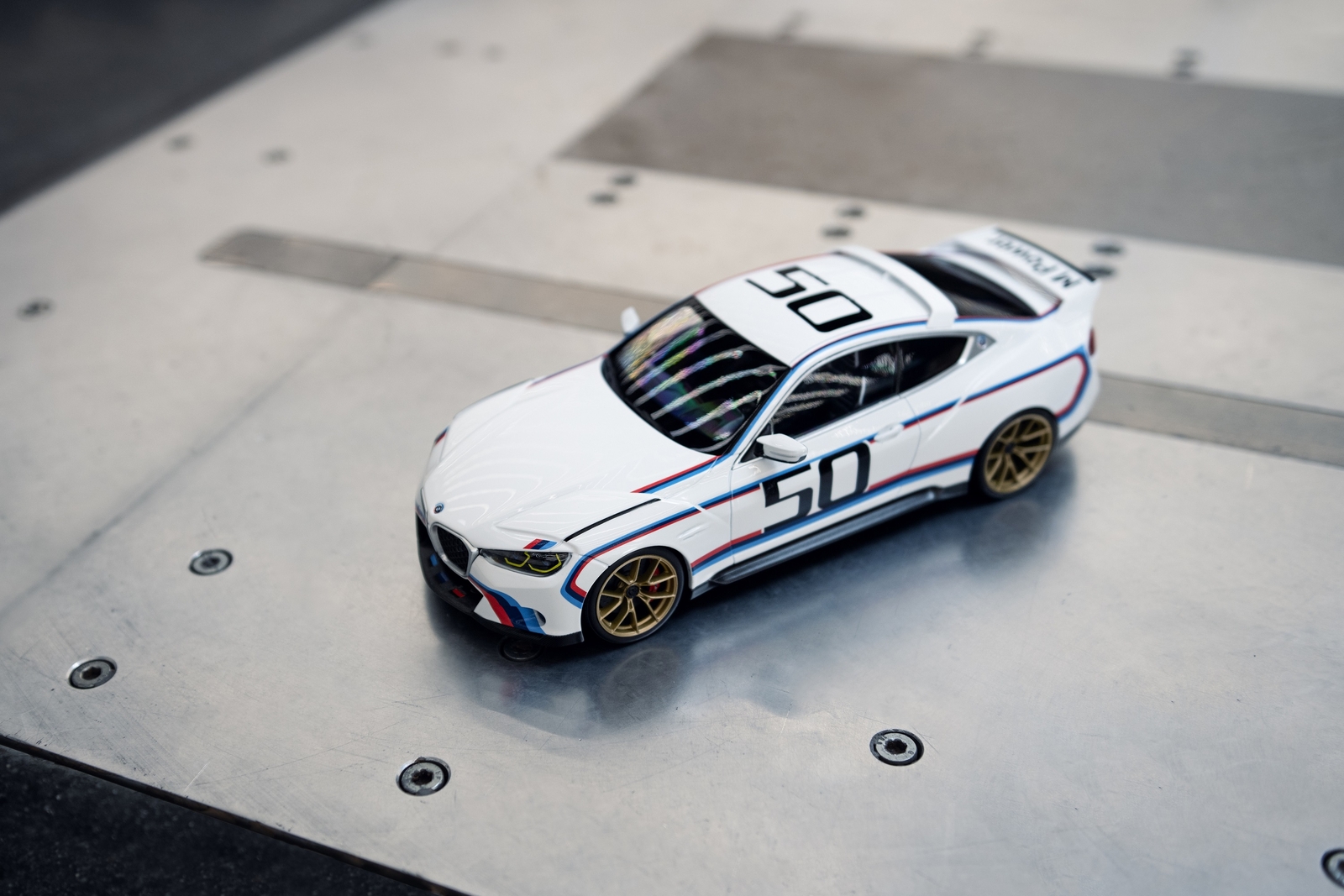 BMW Genuine Car Model Miniature 3.0 CSL BJ 2022 1:18 White 80432864218 ...