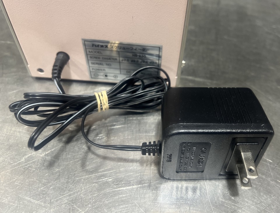 HIOS HS-30RB Model HS-230 Automatic Screw Feeder Used Surplus | eBay