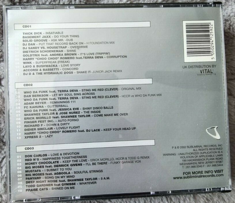 Erick Morillo - Subliminal sessions three **NR MINT x3 CD ALBUM** 2002 ...