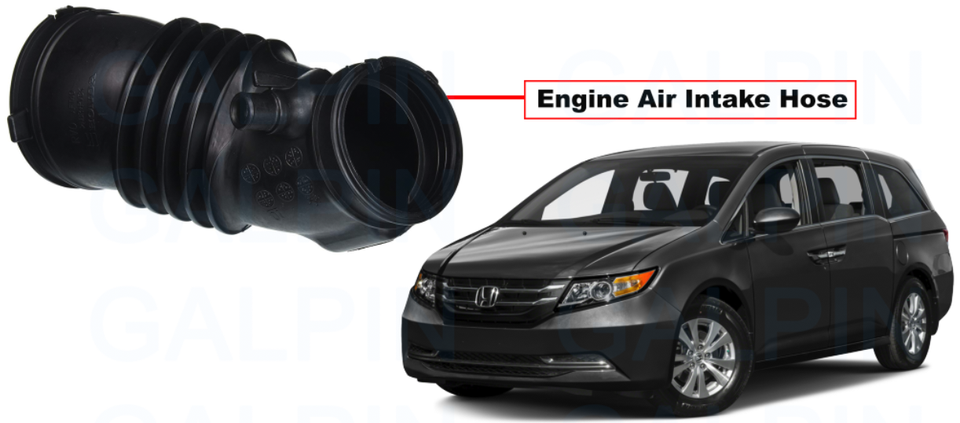Genuine Honda Odyssey Air Cleaner Intake Hose Air Flow Tube (11-16 ...