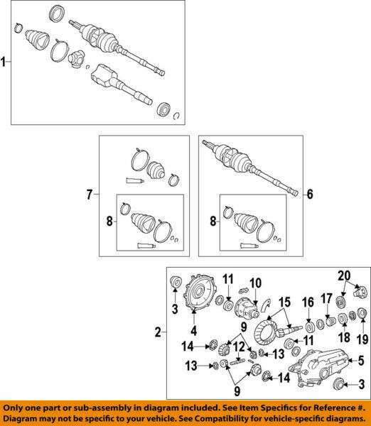 41331-35071 Toyota Gear kit, differential 4133135071, New Genuine OEM ...