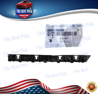 GENUINE BRACKET REAR BUMPER SIDE,LH FOR Hyundai Elantra 20-21 ...