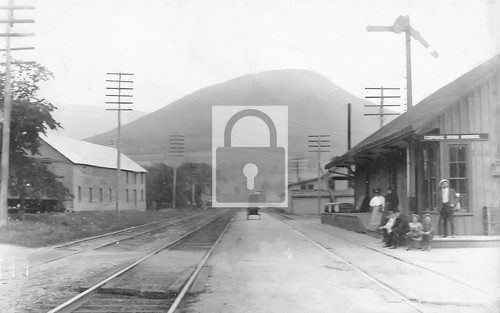 Railroad Train Station Depot Copake Iron Works New York NY Reprint ...