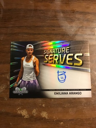 Emiliana Arango 2024 Topps Graphite Signature Serves | eBay