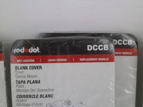 T&B RED DOT *SET OF 6* BLANK COVERS 2 EACH OF RCCB / DCCB / CCB *NEW ...