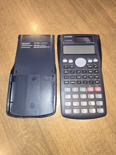Casio Scientific Calculator FX-300MS S-V.P.A.M. Solar Two Way Power ...