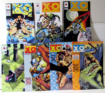 X-O Manowar Lot 7 #28, 29, 31, 32, 34, 35, 36 1994 Marvel 9.4 Comic ...