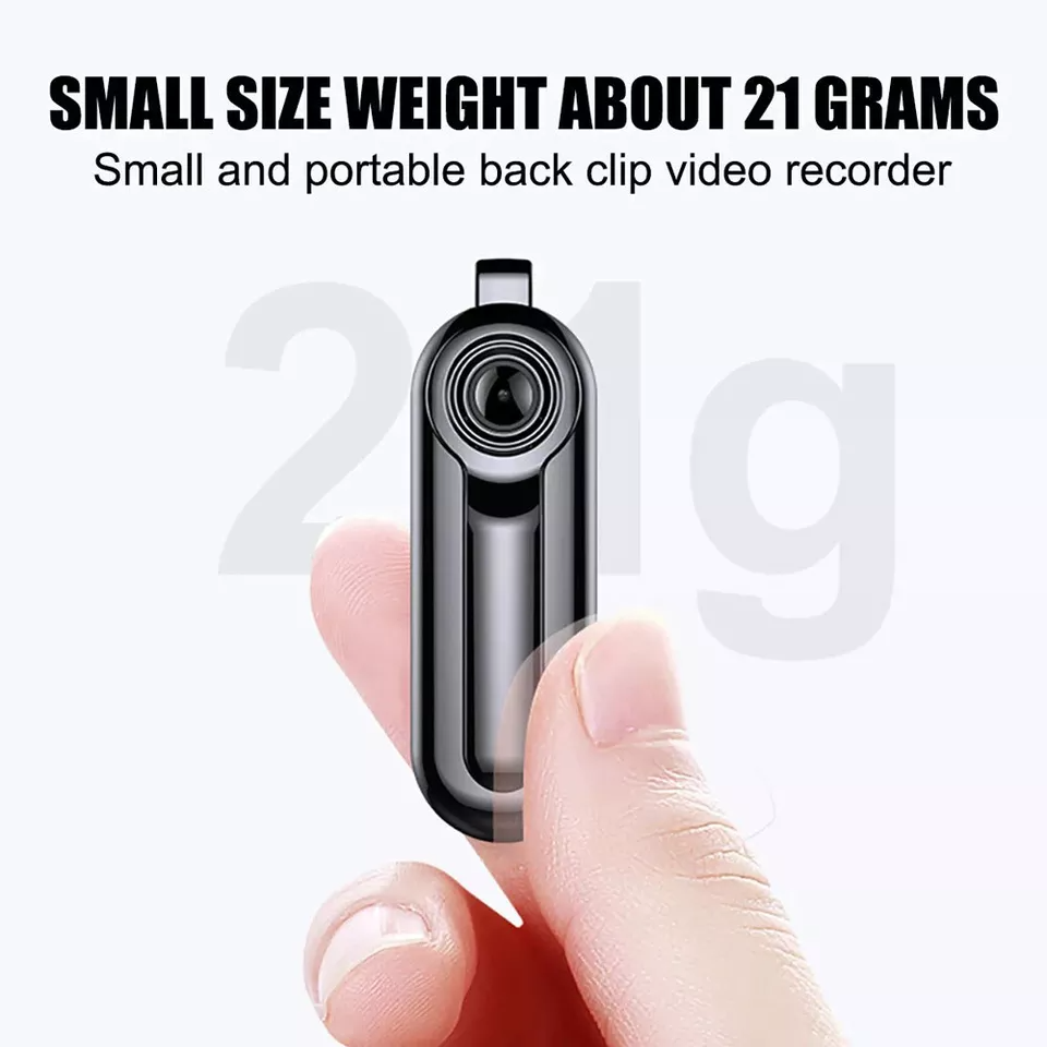 Necklace Camera Mini Full HD Video Audio Voice Recording Wearable Small ...
