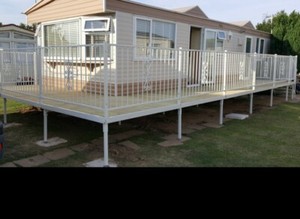 CARAVAN VERANDA. Static. Verandah . Decking | eBay