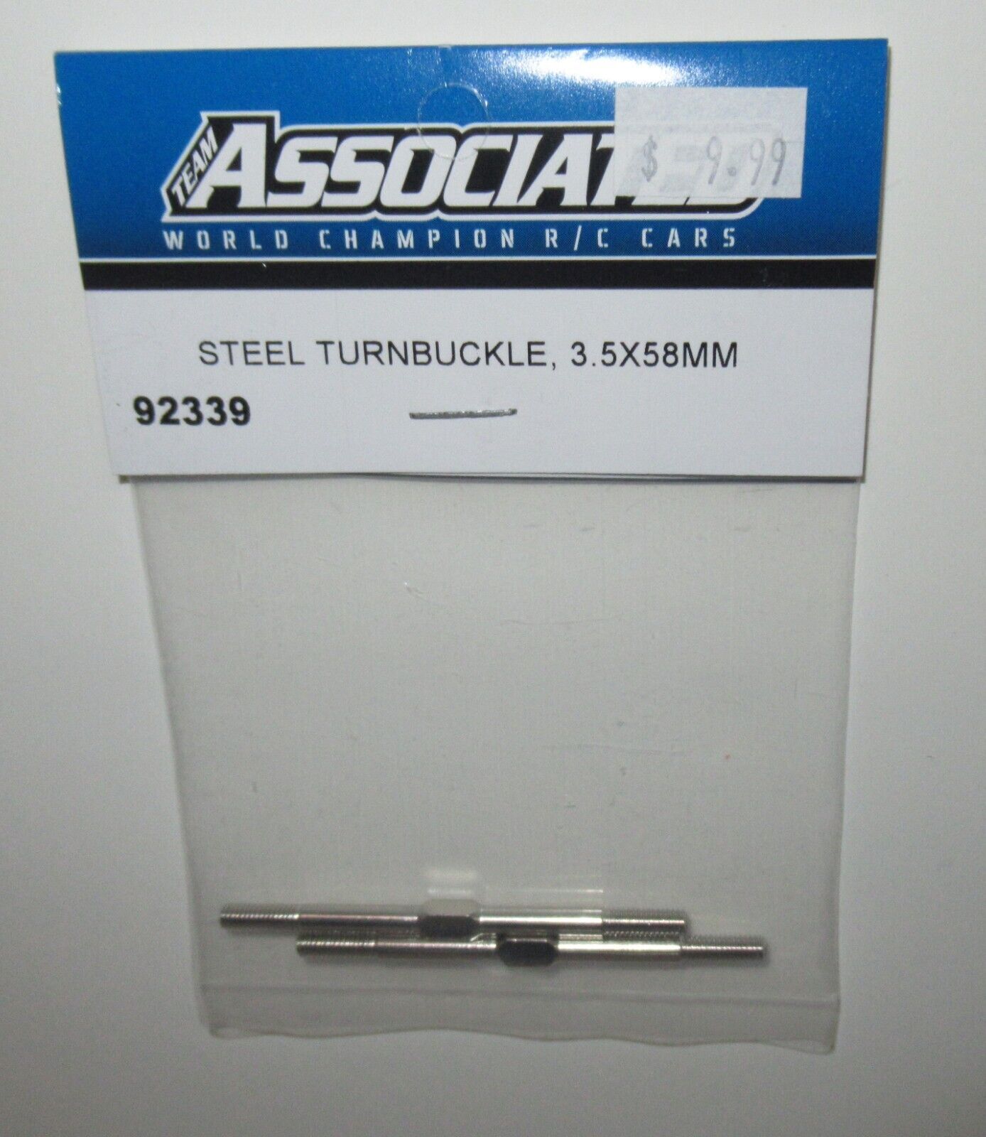 Team Associated Steel Turnbuckle, 3.5 x 58mm #92339 | eBay