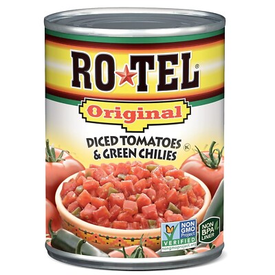 Rotel, Diced Tomatoes with Green Chiles, 10 Oz. Free shipping | eBay