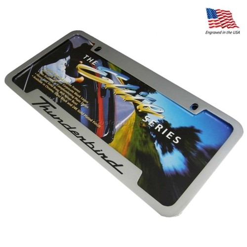 Ford Thunderbird License Plate Frame (Chrome) | eBay