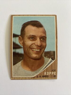 1962 Topps Baseball Joe Koppe Los Angeles Angels Card #39 | eBay