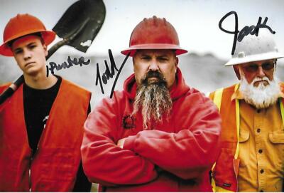 Todd, Jack and Hunter Hoffman signed "Gold Rush" Discovery TV RARE COA ...