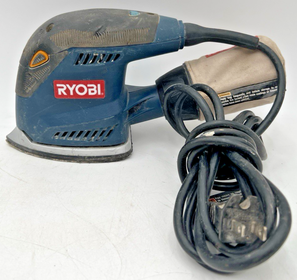 RYOBI CFS1503 5-1/2" CAT SANDER & DS11008 DETAIL TRIANGLE SANDER | eBay