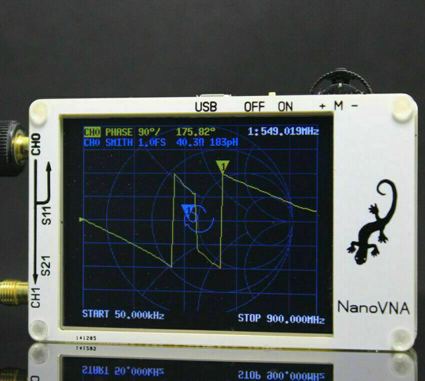 NanoVNA VNA HF VHF UHF UV Vector Network Analyzer Antenna Analyzer + PC Software | eBay