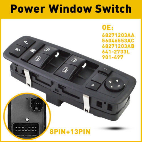 Window Switch For 56046553AC Control 2013-2016 Dodge Master Dart Left ...