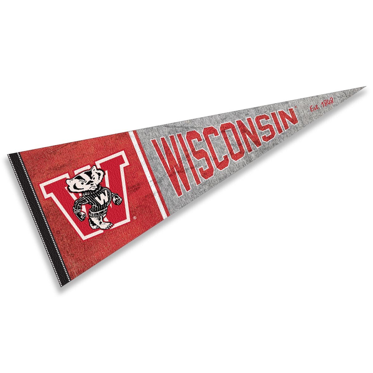Wisconsin Badgers Throwback Vintage Full Size Pennant | eBay